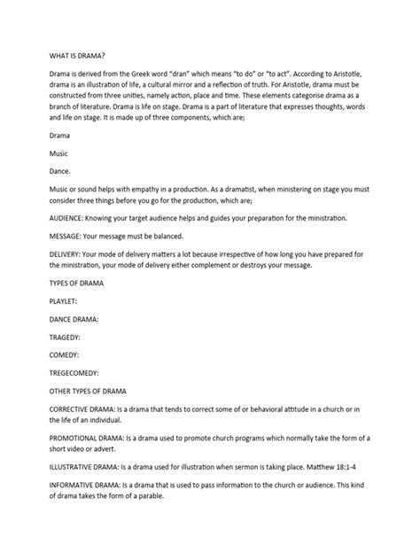Script Pdf Play Theatre Plot Narrative