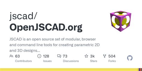 Github Jscad Jscad Is An Open Source Set Of Modular