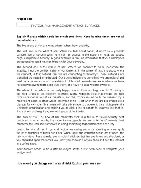 peer graded assignment attack surfaces pdf information security