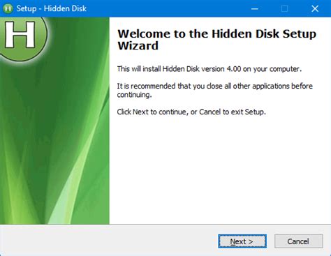 Using Hidden Disk To Create A Password Protected Drive