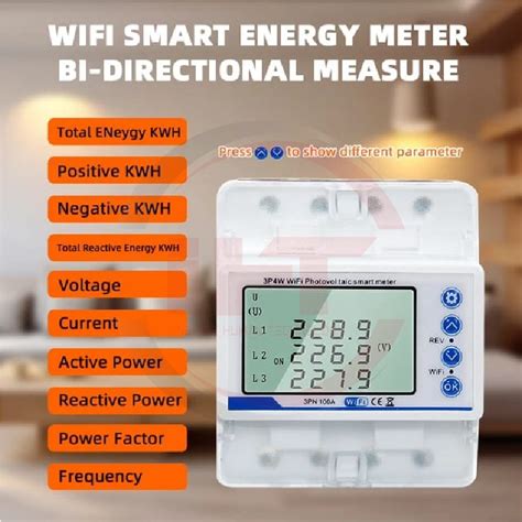 Smart Bidirectional Energy Meter Over Under Voltage Protector Relay Switch Current Limiter IHT