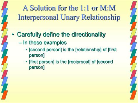 PPT Unary Relationships PowerPoint Presentation Free Download ID 6877521