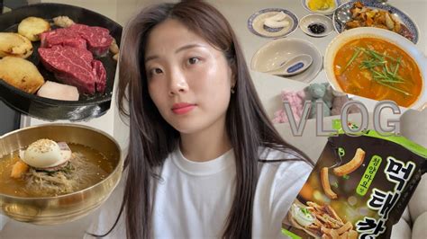Vlog 주말을 위해 사는 직장인 브이로그 배달말고 집밥먹기🍚 철저한 육식파🥩폼 미친 먹태깡쌈 싸먹어🥬더위야 물러가라🧊 Youtube