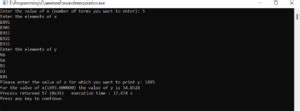 C Program For Newtons Forward Interpolation Svkg In