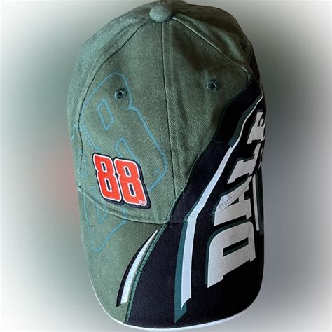 Accessories Dale Earnhardt Jr 88 Ball Cap Hat Black Green Nascar