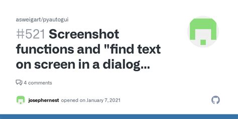 Screenshot Functions And Find Text On Screen In A Dialog Box · Issue 521 · Asweigart