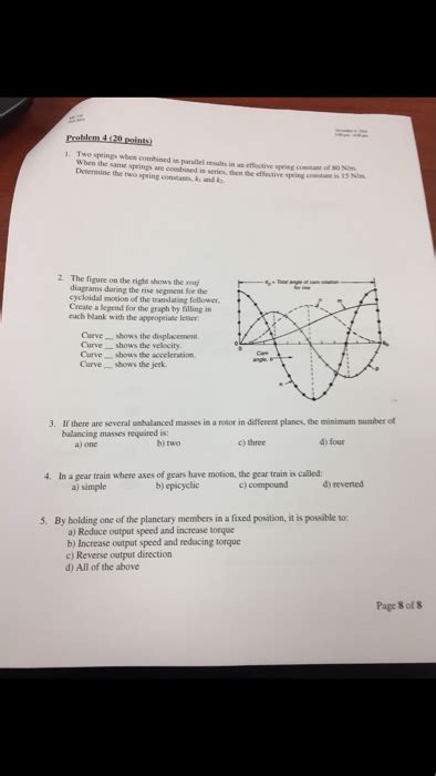 Solved Problem 20 Points Figure 2 Shows A Compound Gear Chegg Com