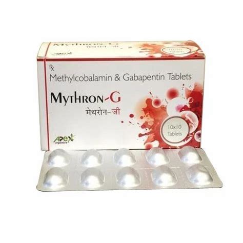 Methylcobalamin And Gabapentin Tablets Packaging Type Alu Alu Packaging Size 10x10 At Best