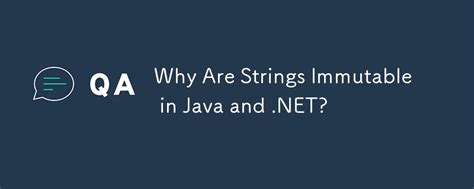 為什麼 java 和 中的字串是不可變的？ java教程 php中文網