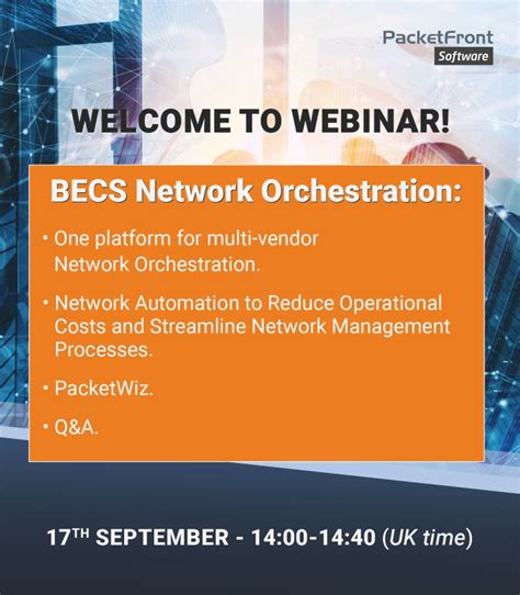 Packetfront Software On Linkedin Webinar Telecom Cybersecurity Tsa Nis2 Automation…