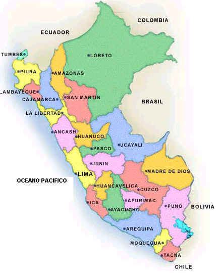 Peru Map Map Of Peru