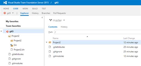 Tfs Team Foundation Server 2015 Git Repo With Submodules On External Git Servers Stack Overflow