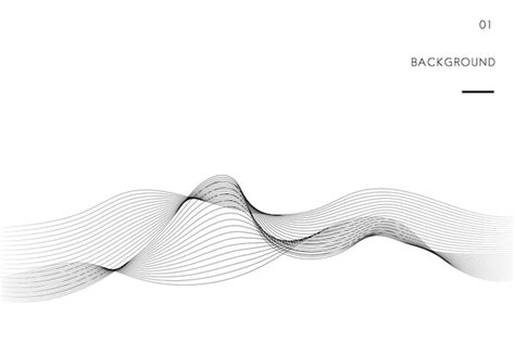 Free Vector Data Visualization Dynamic Wave Pattern Vector
