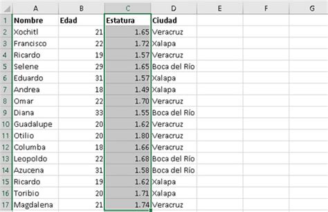 Ordenar datos en Excel La nueva educación tecnológica