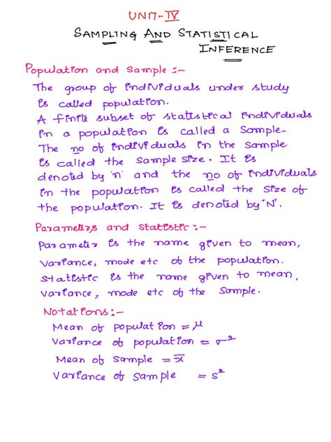 Maths Unit 5 Sampling Distributions Pdf Maths Unit 5 Sampling Distributions Pdf