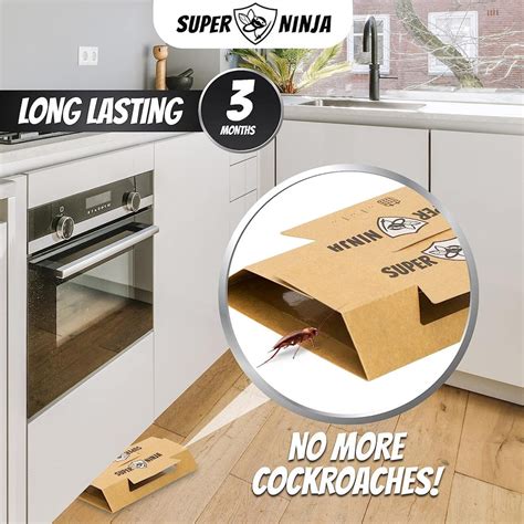 Super Ninja Cockroach Traps Pack Of 12 Aussie Pharma Direct