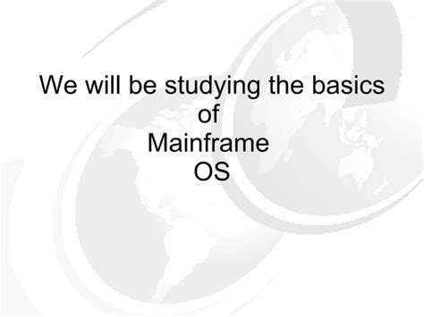 Mainframe Ppt