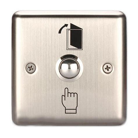 Stainless Steel Exit Push Button Switch At ₹ 450 Piece Siddhartha Vihar Ghaziabad Id