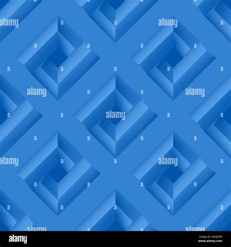 Geometric Modern Stylish Pattern Seamless Blue Background Abstract Texture For Web Wallpaper