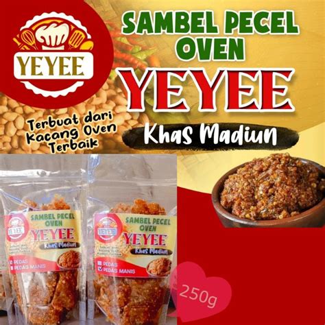Jual Sambel Pecel Madiun Sambel Pecel Oven 250g Shopee Indonesia