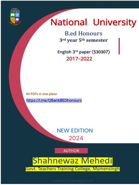 3rd Year 5th Sem Eng Qb 2017 2022 Pdf Religious Belief And Doctrine