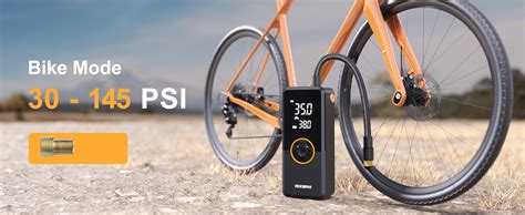 Tire Inflator Portable Air Compressor 150psi Bike Pump