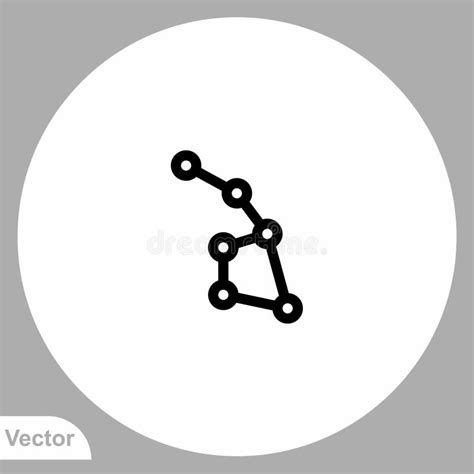 Constellation Vector Icon Sign Symbol Stock Vector Illustration Of