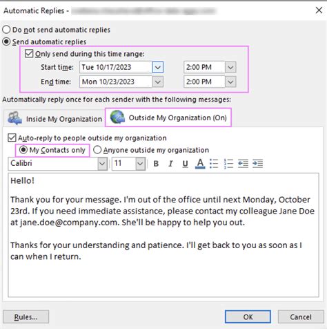 Hướng dẫn cách Auto Reply Email Outlook Cloud Email