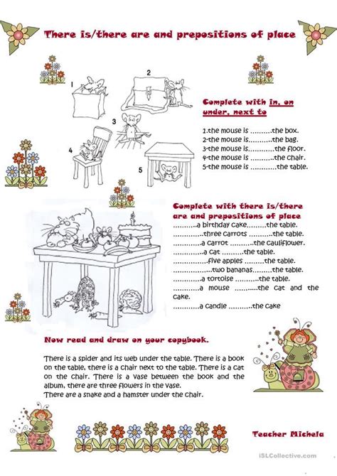 Предлоги места в английском языке в картинках упражнения