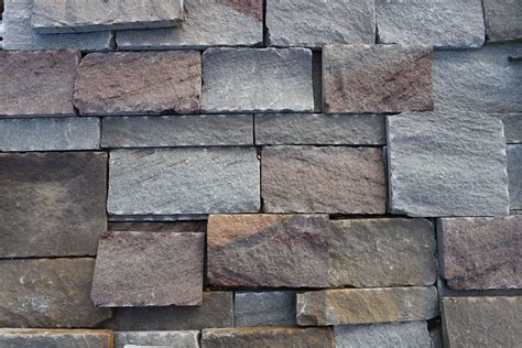 Blue Sandstone Coursed Coursed Cladding