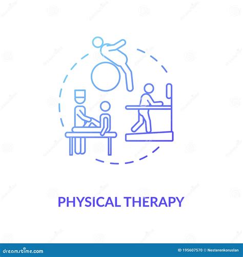 Physical Therapy Concept Icon Stock Vector Illustration Of Disease