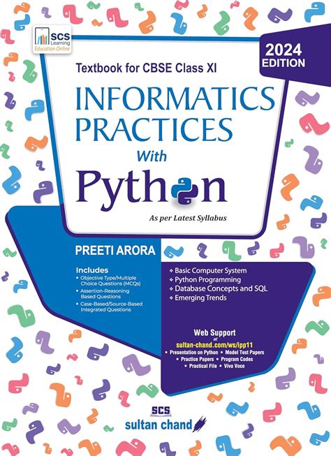 Informatics Practices With Python Textbook For Cbse Class 11 2024 25