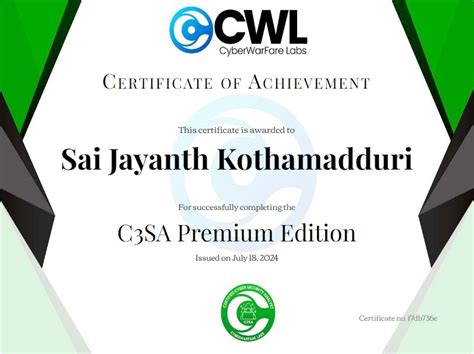 Sai Jayanth On Linkedin Cybersecurity Cyberwarfare Cyberdefense