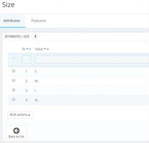 PrestaShop Add Product Attributes PrestaShop Leotheme