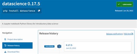 0 17 6 release not on pypi or conda · issue 581 · data 8 datascience