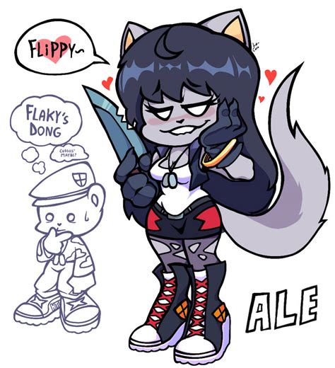 Ale And Flippy But Theyre Nene And Pico Fnf Htf By La Cocotua On