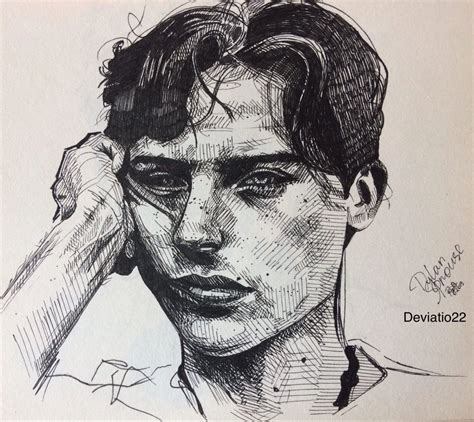 Dylan Sprouse Illustration Drawing Рисунок