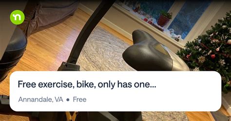 Free Exercise Bike Only Has One Broken Pedal Easily Replaced For