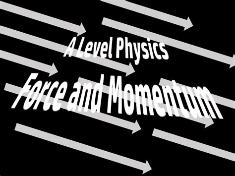 A Level Physics Force And Momentum 1 Momentum And Impulse Teaching Resources