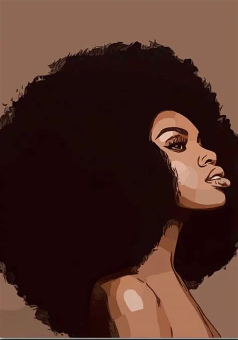 Black Hair Art Hair Shop Art Black Hair Canvas Print Afro Hair Print