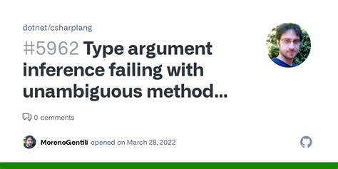 Type Argument Inference Failing With Unambiguous Method Group · Issue