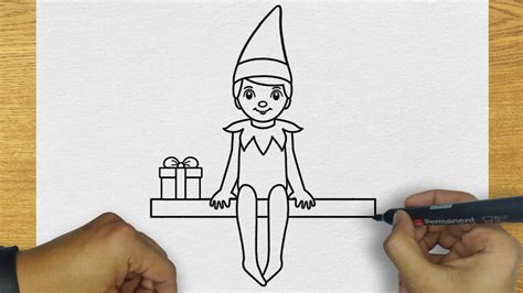 How To Draw A Elf On The Shelf Step By Step Drawing Elf On The Shelf