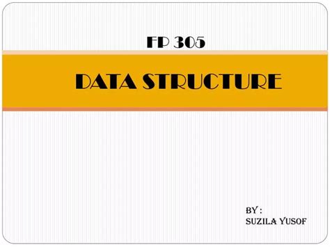 PPT DATA STRUCTURE PowerPoint Presentation Free Download ID