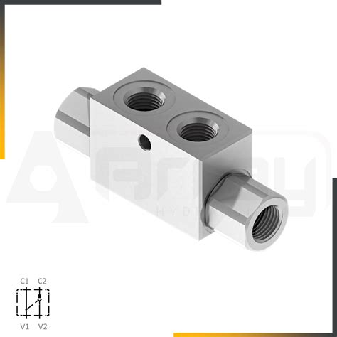 Pilot Operated Check Valve Single Acting Array Hydraulics