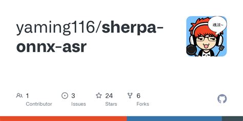 Github Yaming116sherpa Onnx Asr