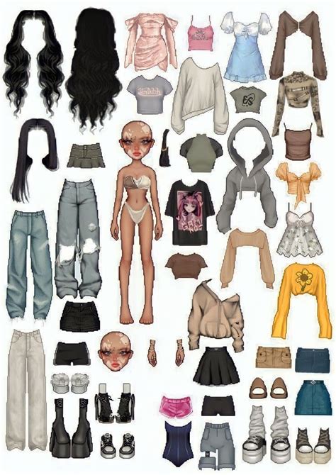 Everskies Paper Doll Artofit