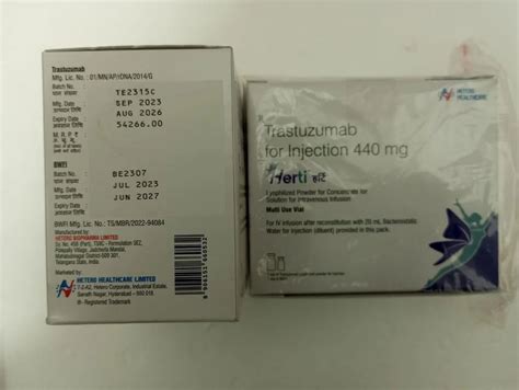 Trastuzumab 440 Mg Injection At ₹ 8650piece Trastuzumab Injections