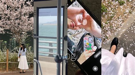 브이로그 벚꽃이 다했다 🤍 미사호수공원 촌놈집 까눌레 어텀 미사양과자점 마녀스프 토레스 아디다스독일군 뿌링클 삼계탕 지앤미 송도0324 무지개맥주 베즐리크룽지 돌잔치