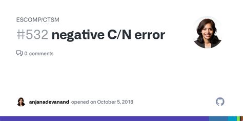 Negative Cn Error · Issue 532 · Escompctsm · Github