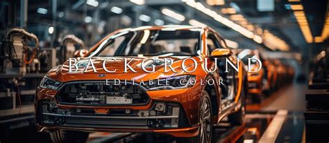 Automated Robot Arms In The Automotive Industry Premium Ai Generated Psd